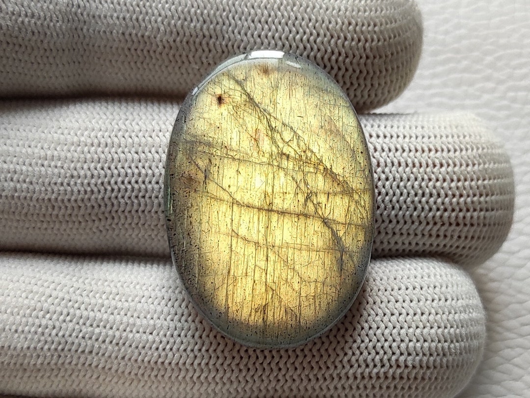 Natural Yellow Rare Flashy Labradorite Gemstone, Silver Pendant Jewelry ...