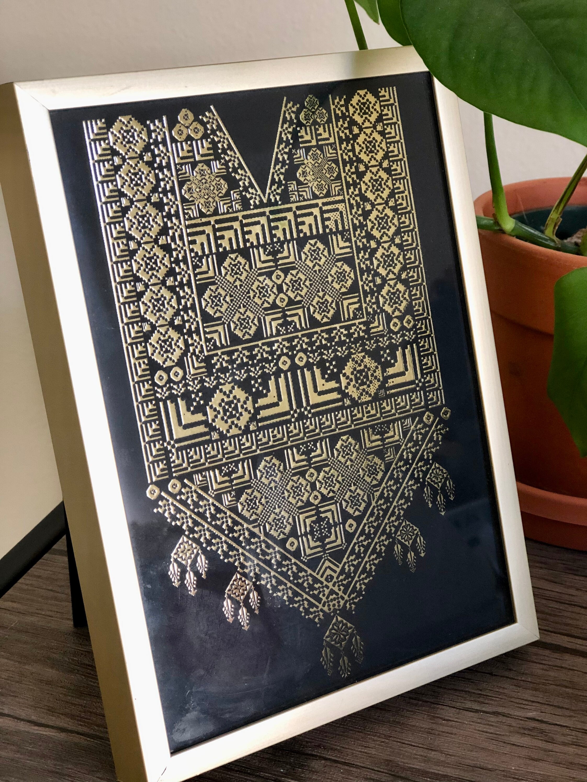 Palestinian Art Palestine Art Foil Printed on 5x7 Art Quality Matte ...