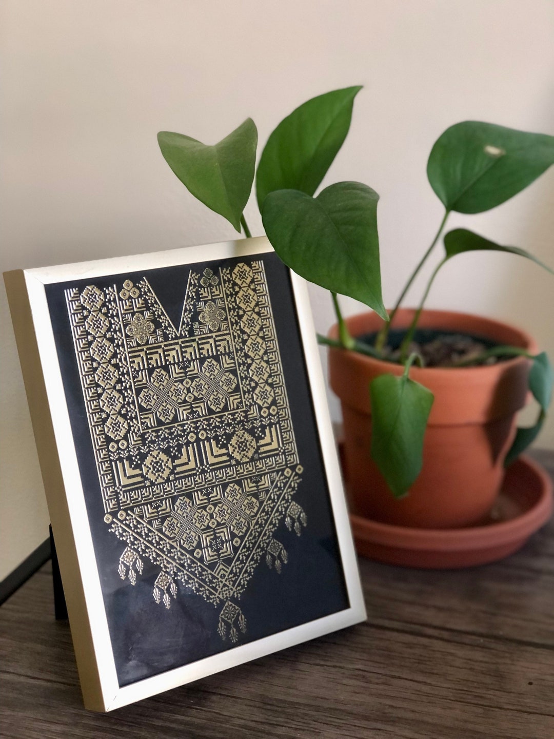 Palestinian Art Palestine Art Foil Printed on 5x7 Art Quality Matte ...