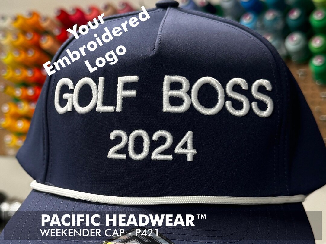 Embroidered Rope WEEKENDER CAP Golf Cap - Your Custom Apparel Swag Hat ...