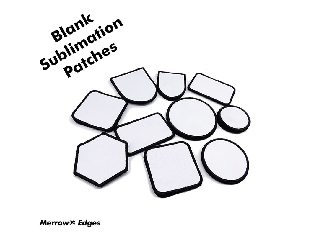 Blank Sublimation Patches Bulk Wholesale Volume 25/50/100/200/300/500 ...