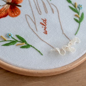 Butterfly Hand Embroidery PDF Pattern, Thread Painting Tutorial for ...