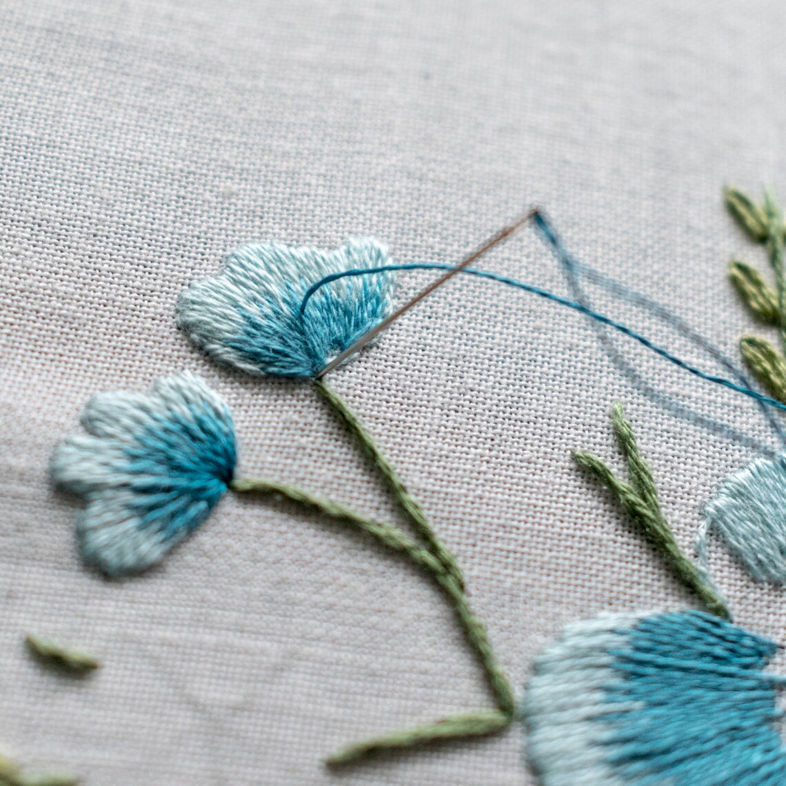 Folk Floral Embroidery Pattern Flower Hand Embroidery Design | Etsy