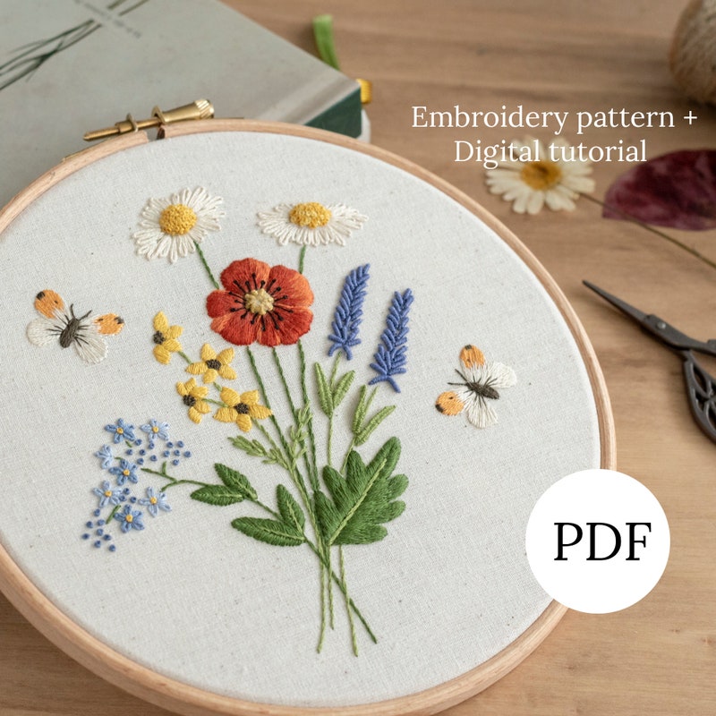 Hand Embroidery Patterns - Etsy
