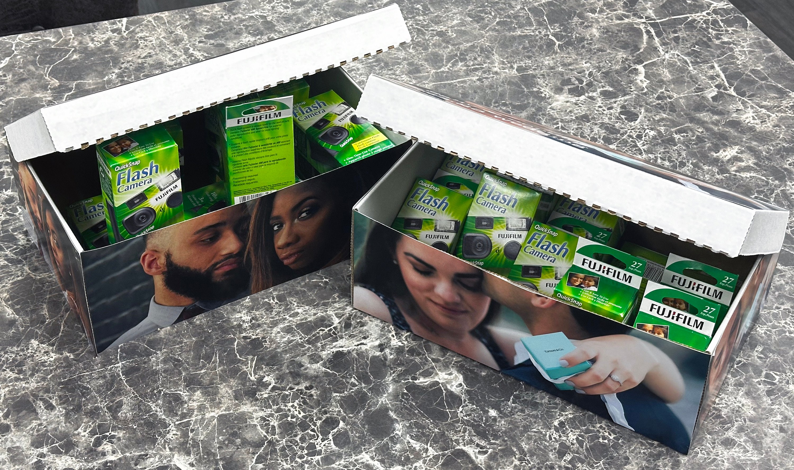 Wedding Custom Disposable Cameras Box Set - Etsy