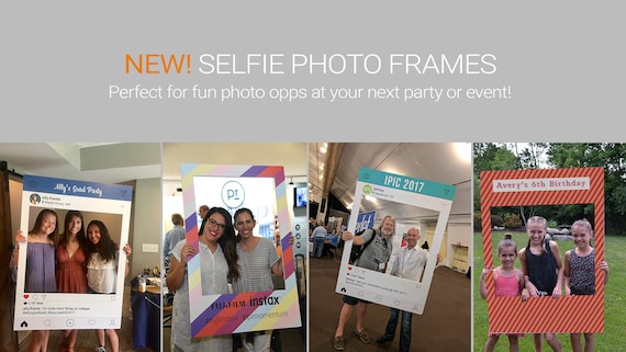 Selfie Photo Frames Instagram Photo Op Cut Out | Etsy
