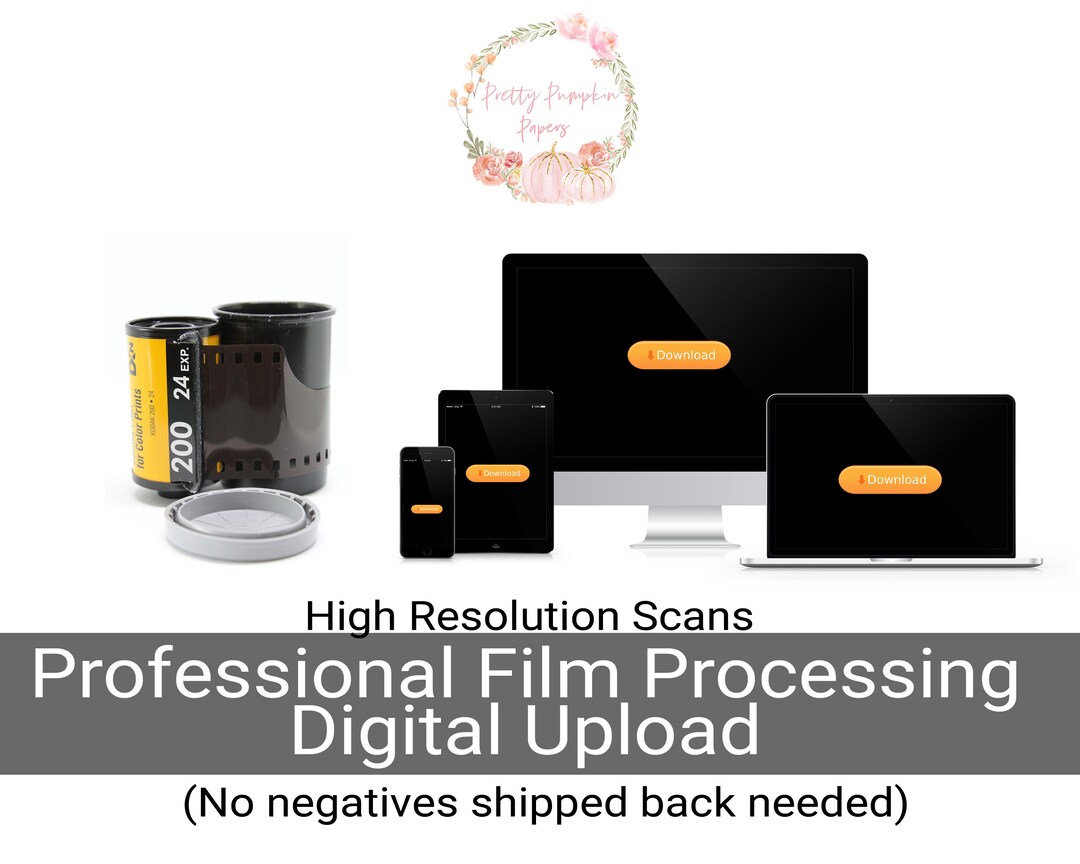Color Film Processing W/ High Resolution Scans | High Resolution Scans ...