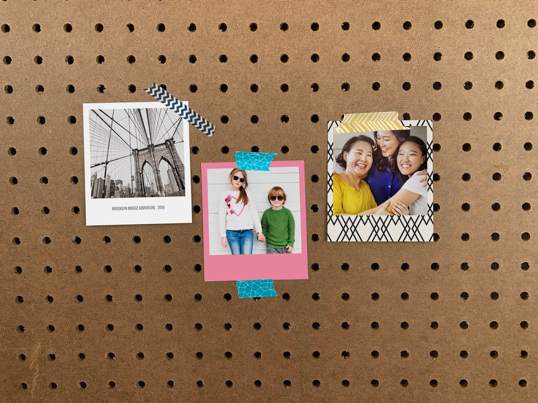 Retro Square Print - Vintage Style Digital Press Printed Print - Etsy