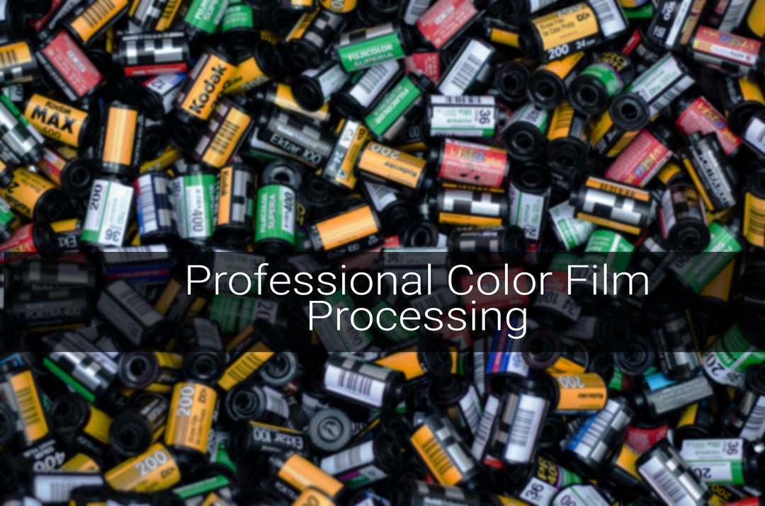 Color Film Processing W/ High Resolution Scans | Negatives Will Be ...