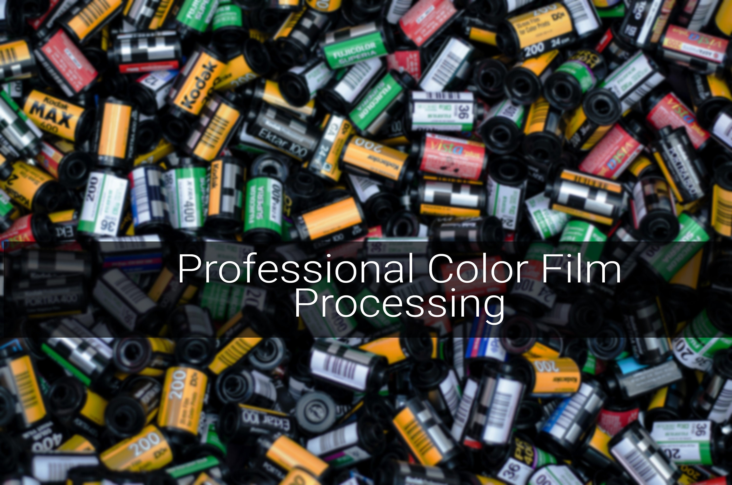 Color Film Processing W/ High Resolution Scans | Negatives Will Be ...