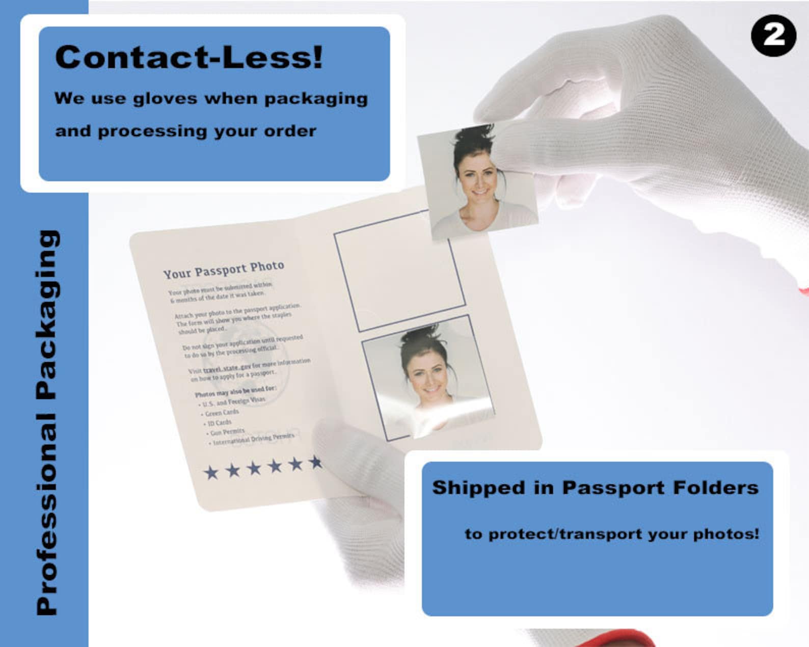 US Passport 2x2 (2 Pre-cut Photos) | Passport Photos | Professional ...