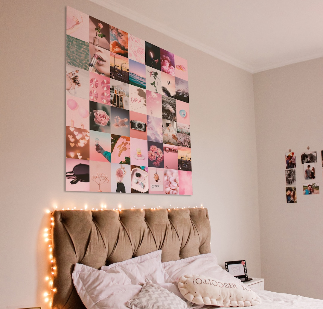 Aesthetic Wall Decor | Pink Aesthetic Photos | Aesthetic Collage | Wall ...