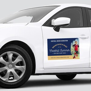 Car Magnet Custom Sign / Premium Printed Magnets / Set of 2 Full-color ...