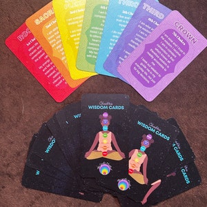Chakra Wisdom Cards - Etsy