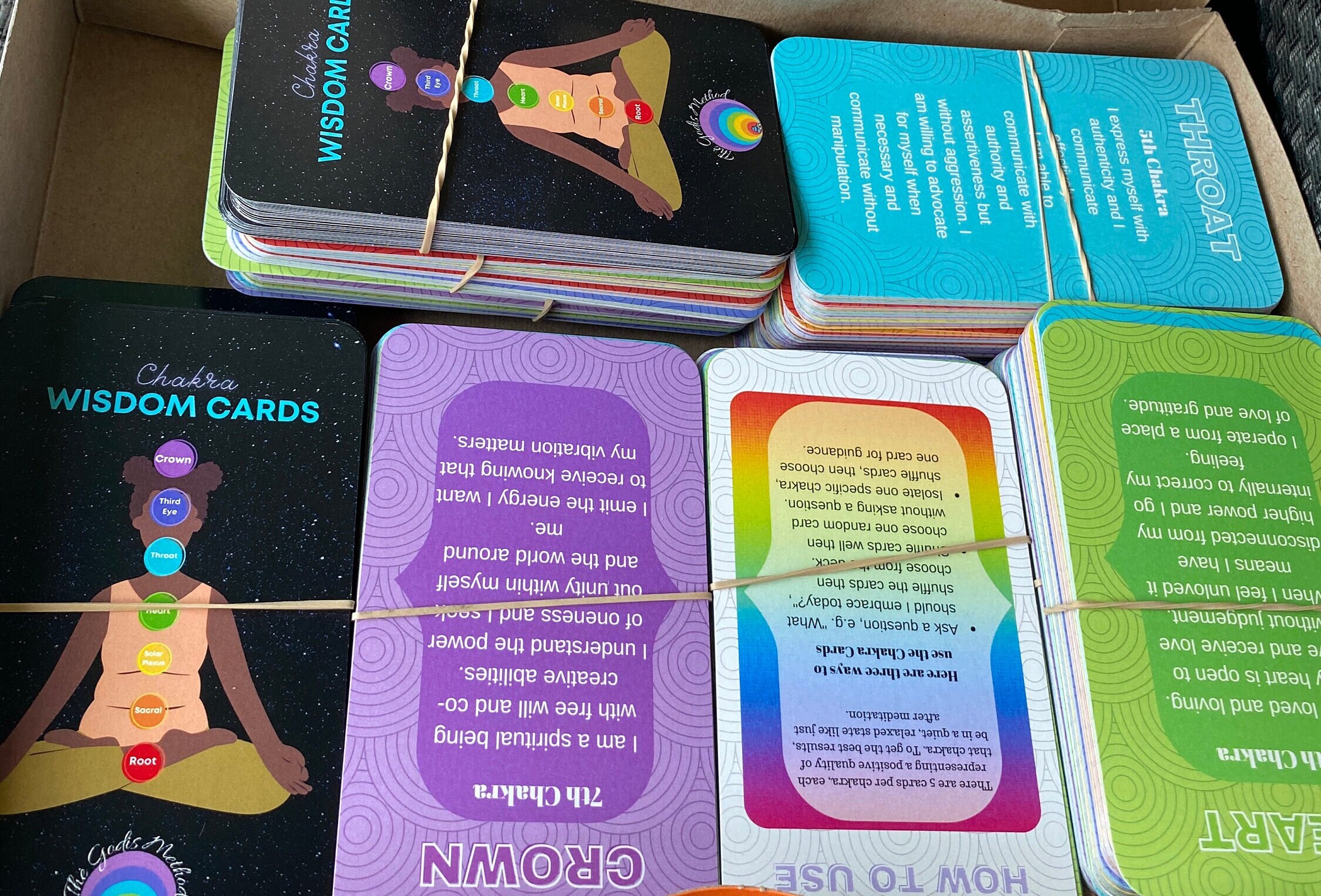 Chakra Wisdom Cards - Etsy