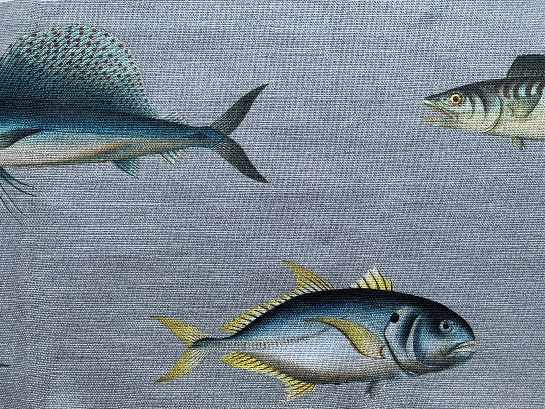 SAMPLE Key West Coastal Fabric, Upholstery Home Decor Soft Furnishings ...