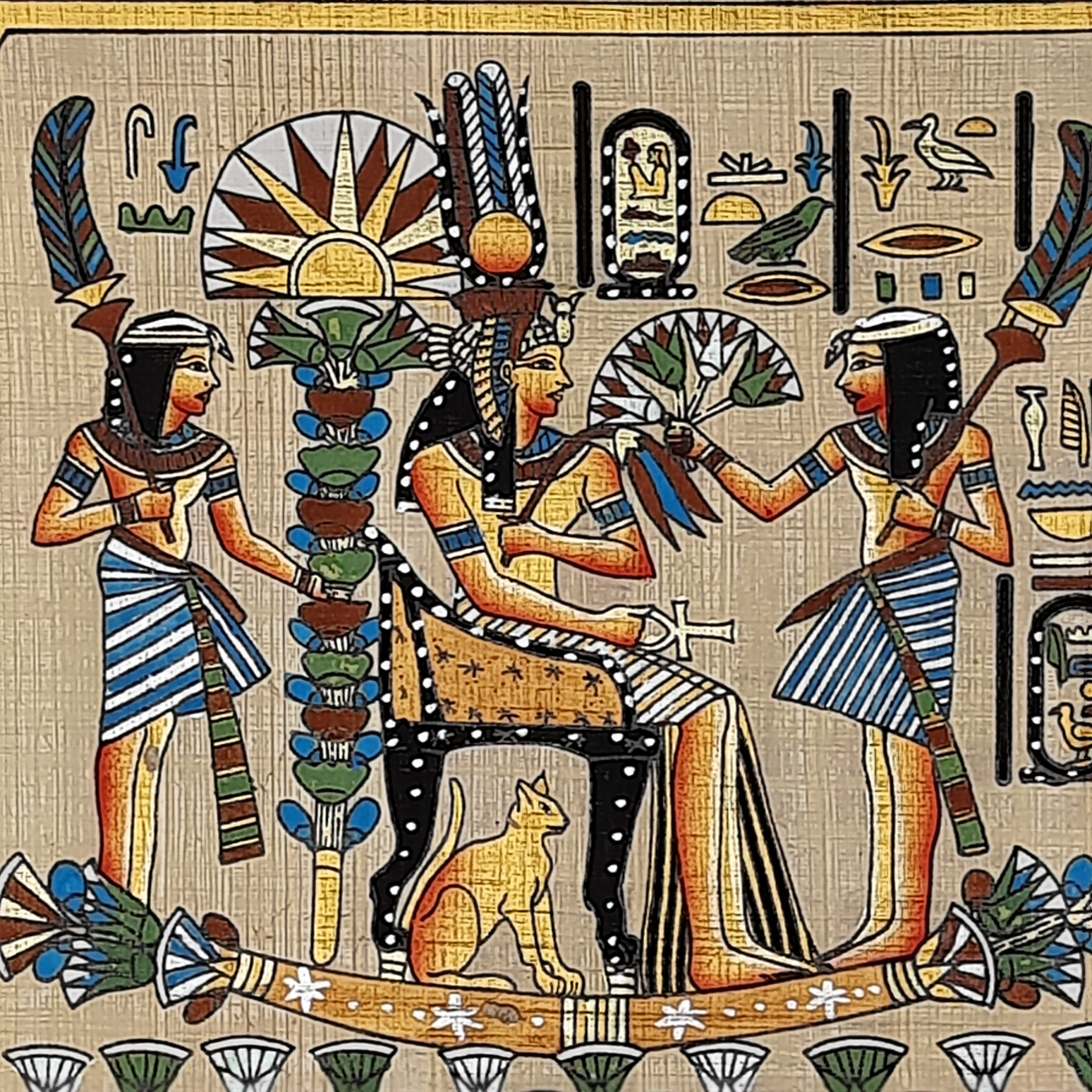 Ägyptischer Papyrus. Original Papyrus aus dem Land der | Etsy