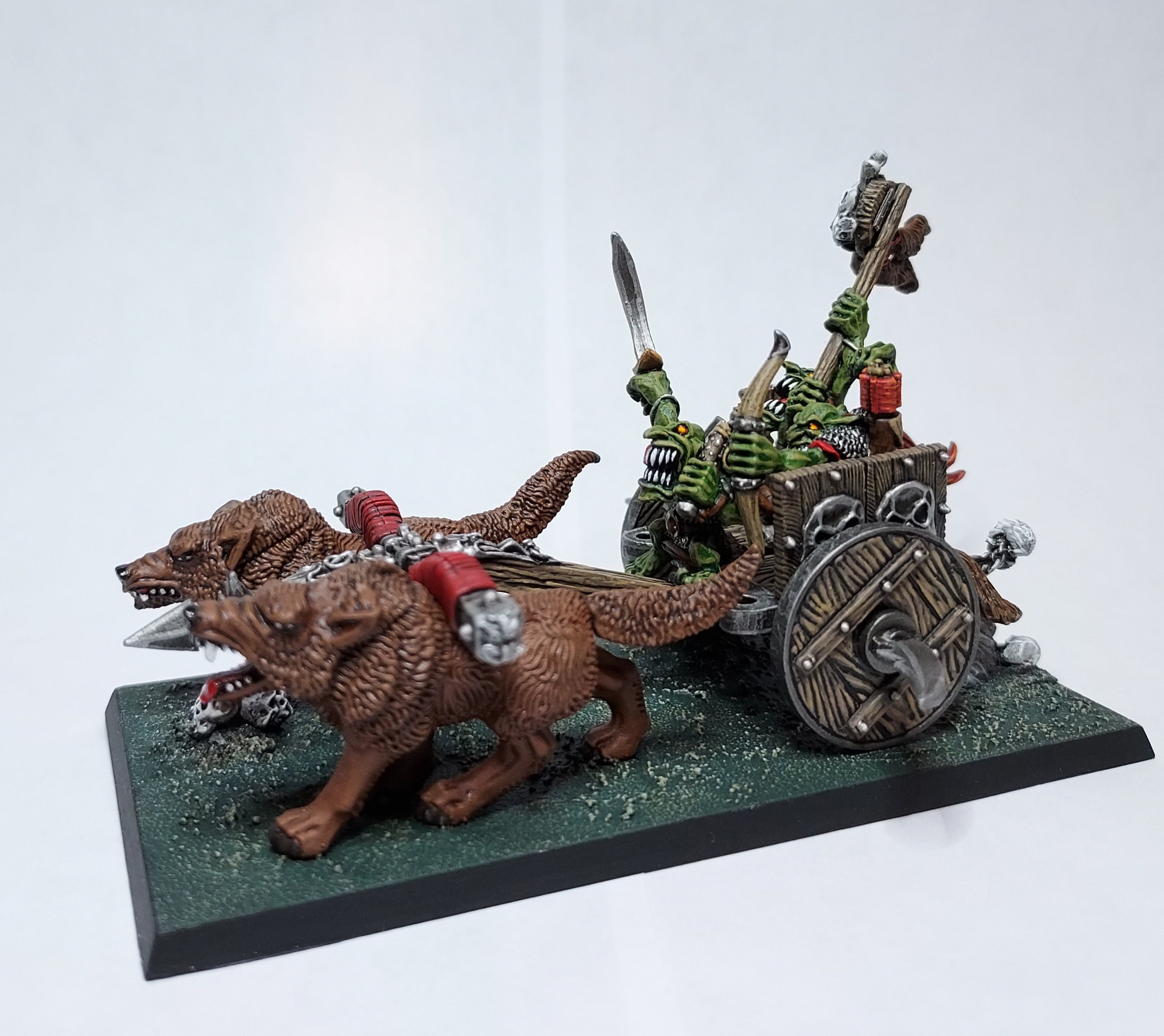 Warhammer the Old World Goblin Wolf Chariot - Etsy