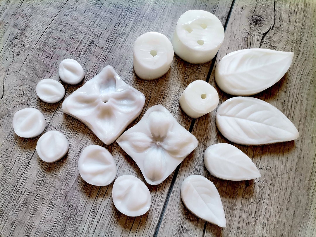 Fuchsia, Silicone Veiner Petal Mold, Polymer Clay, Lifelike Flower ...