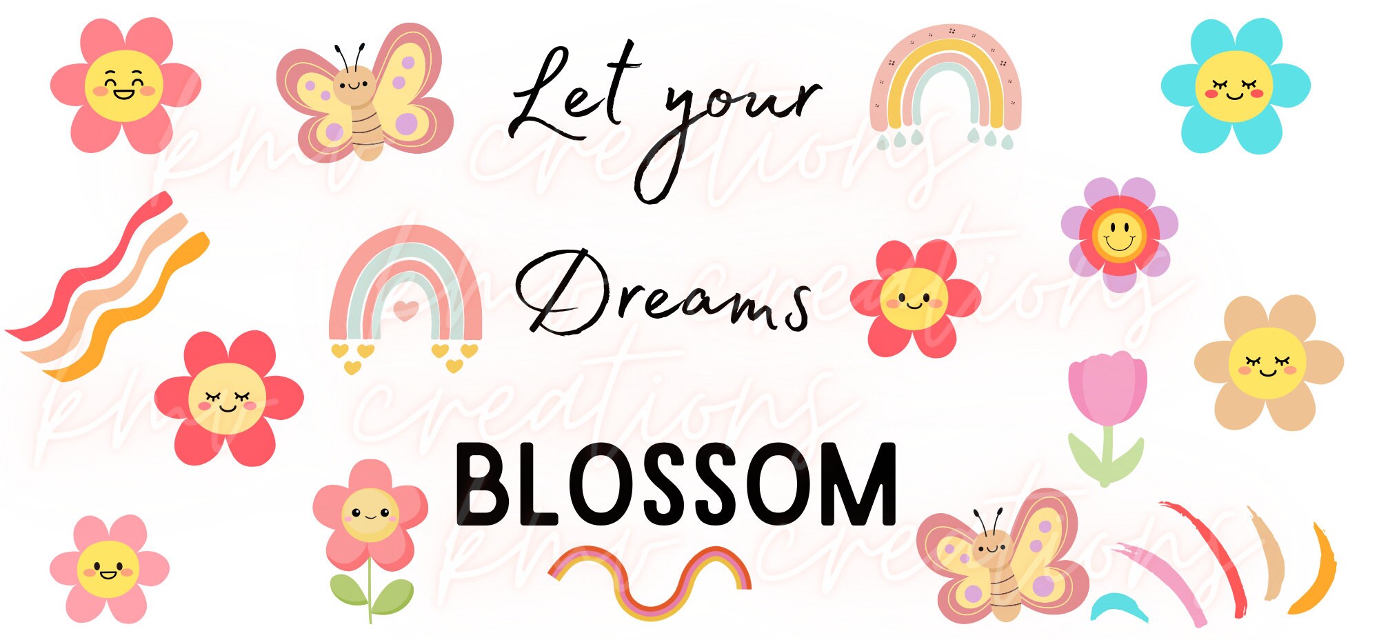 Let Your Dreams Blossom Png / Flowers Png - Etsy
