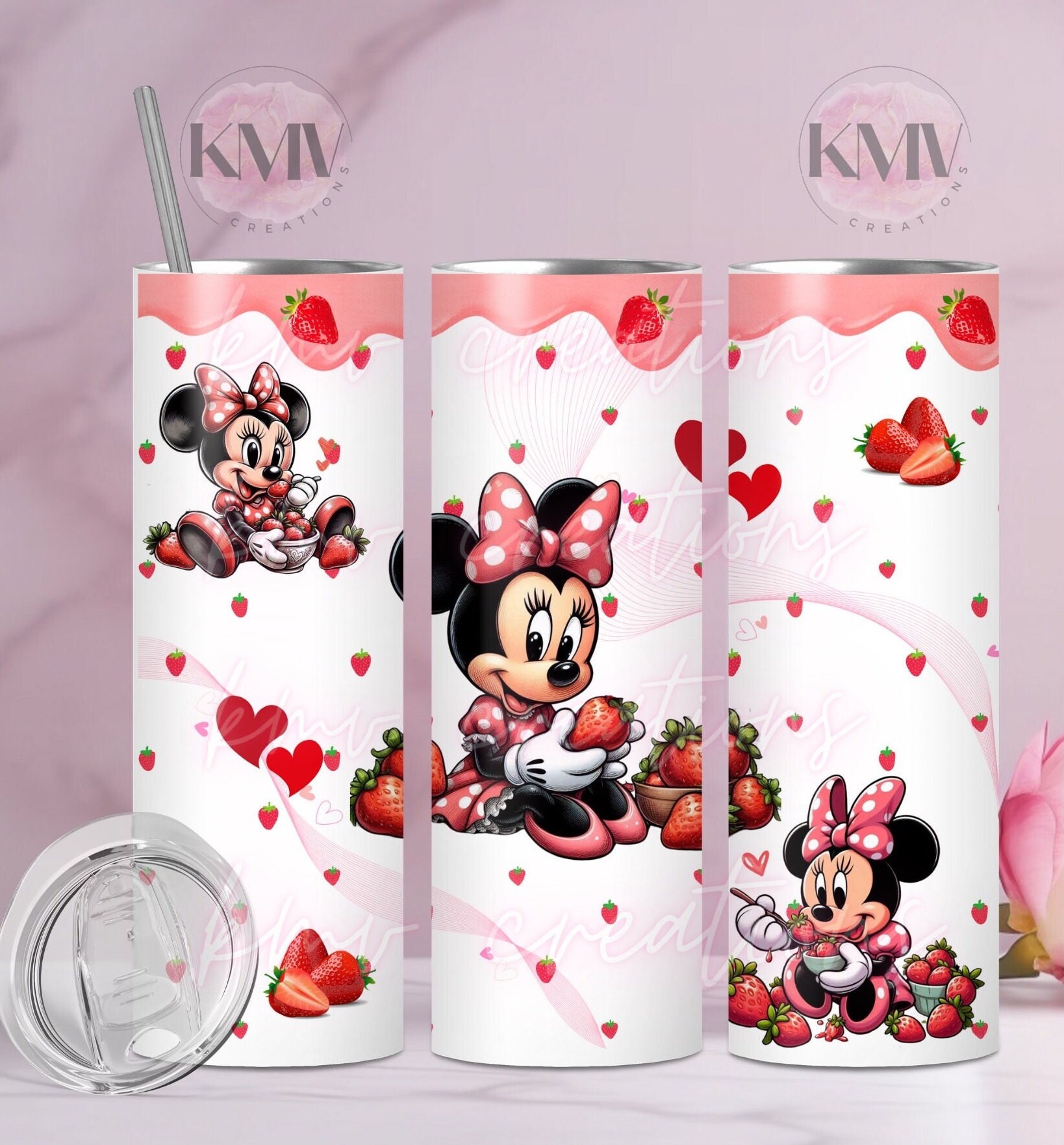 Strawberry Mouse Png / Berry Minnie Png / Cute Strawberry Mouse ...