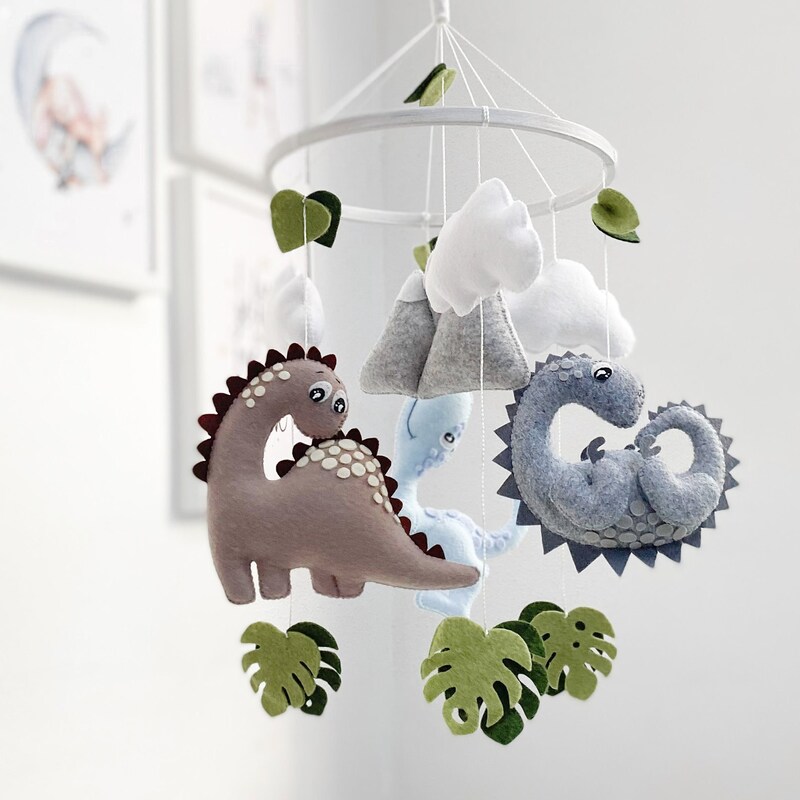 Dinosaur Mobile - Etsy