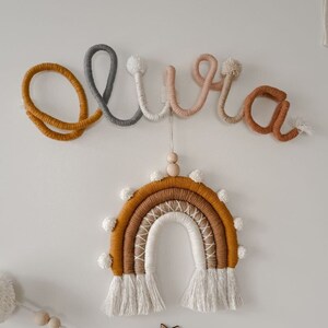 Custom Name Sign Nursery Name Sign Crochet Name Sign - Etsy