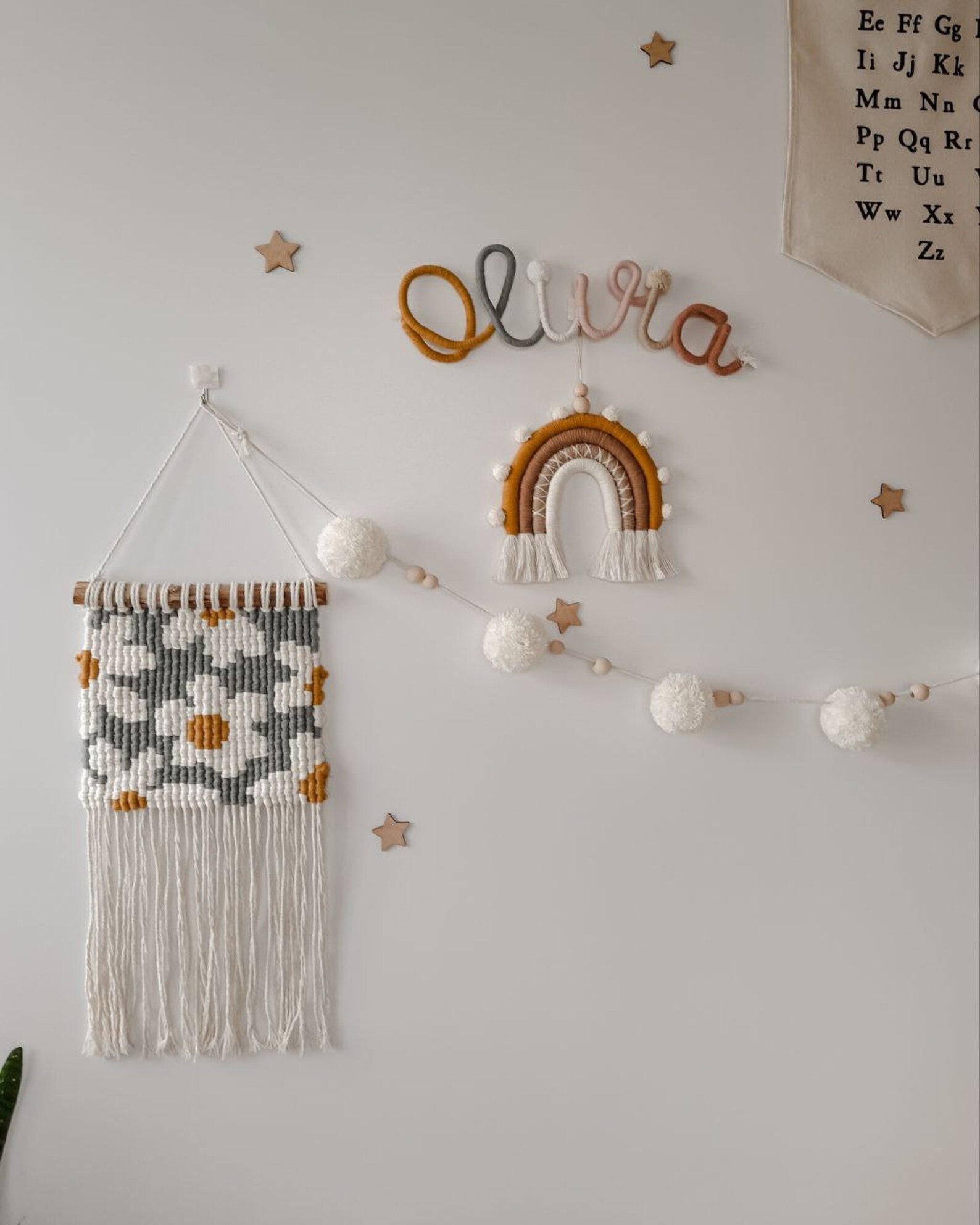 Custom Name Sign Nursery Name Sign Crochet Name Sign - Etsy