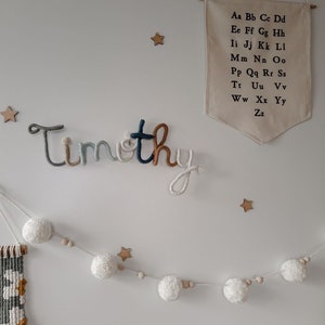 Custom Name Sign Nursery Name Sign Crochet Name Sign - Etsy