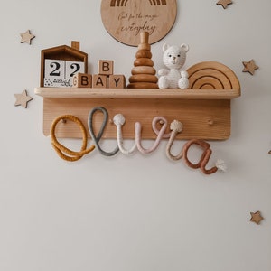 Custom Name Sign Nursery Name Sign Crochet Name Sign - Etsy