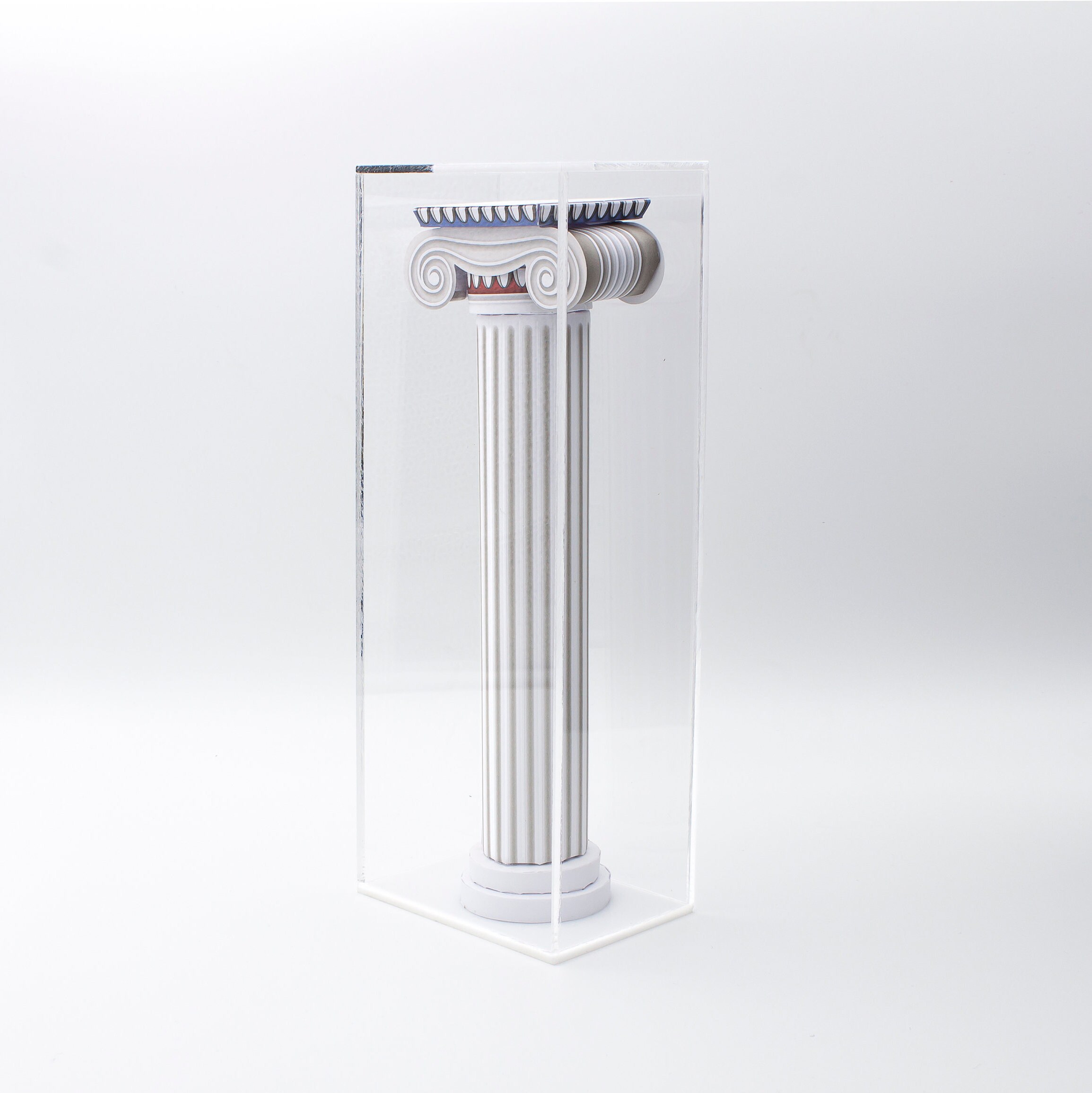 Art Objects IONIC COLUMN Unique hand assembled art object in a case ...