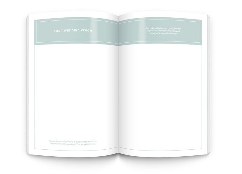 Personalized Wedding Planning Guide Book — Includes Checklists ...