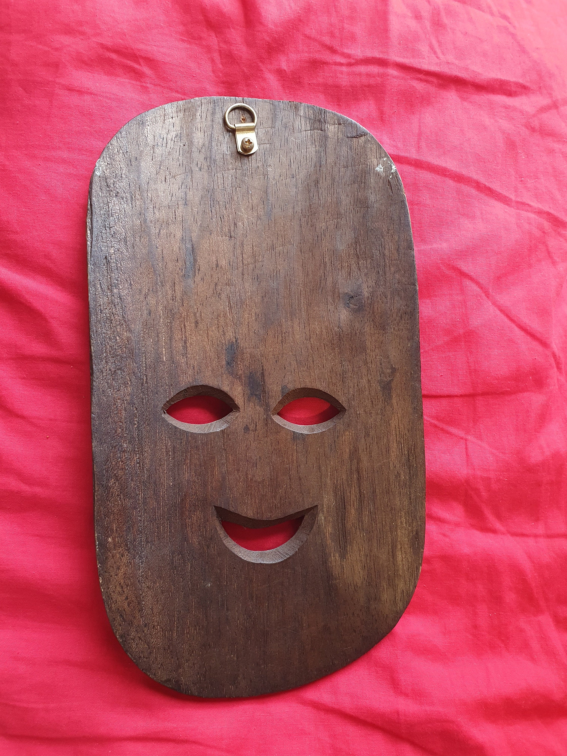 PALAWAN Philippines Face Mask Hand Wood Carving 30cm 12 Tall Wall ...