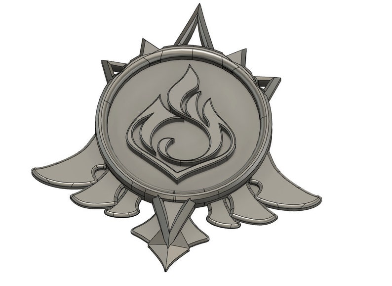 Genshin Impact Mondstadt Vision - All 7 Elements - 3D Print Files for ...