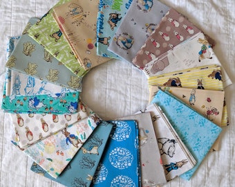 Peter Rabbit Fabric Beatrix Potter Fabric Cotton Fabric | Etsy