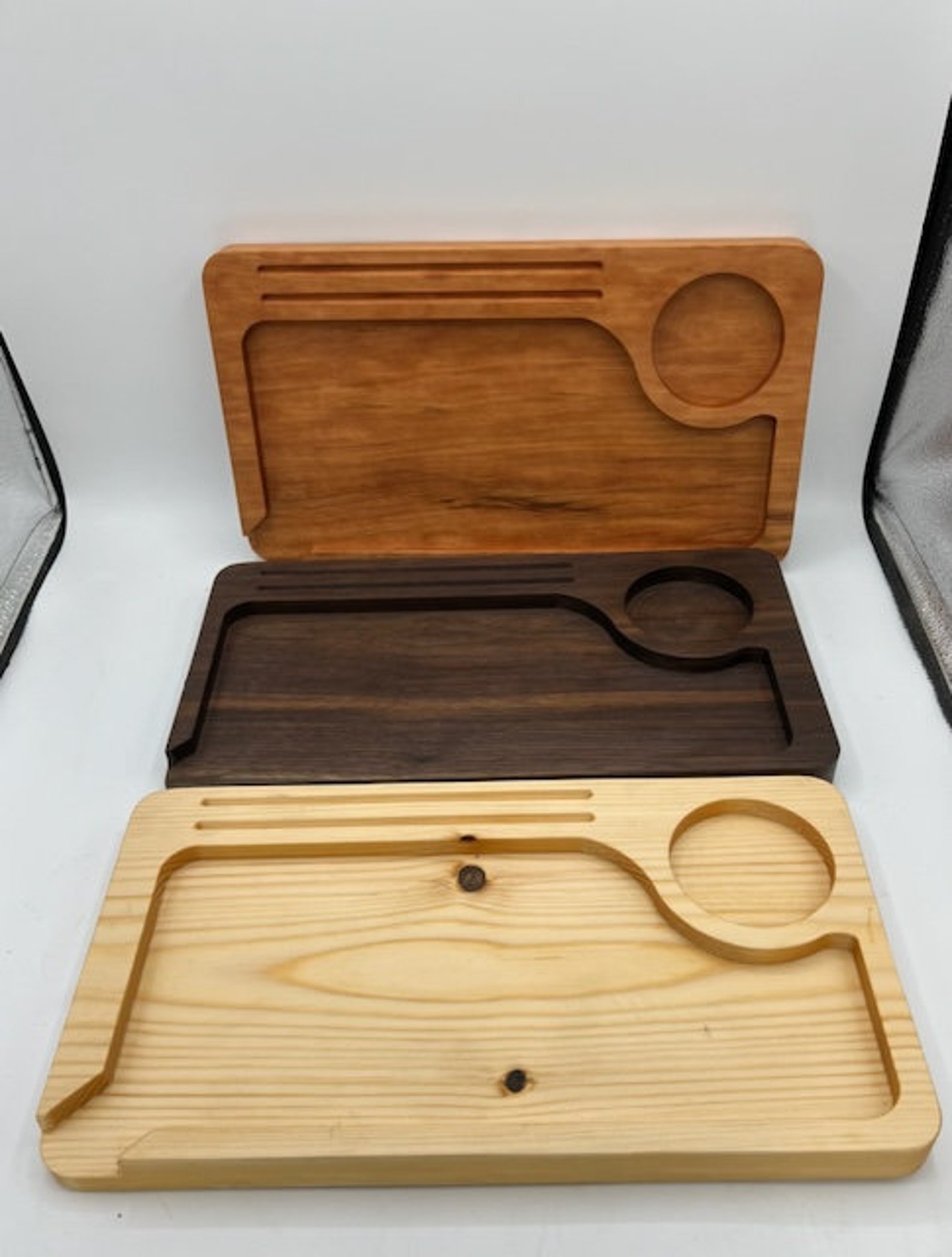 Custom Solid Wood Rolling Tray - Etsy Canada