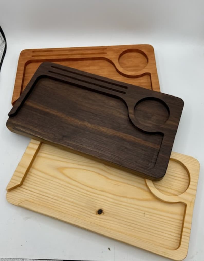 Custom Solid Wood Rolling Tray - Etsy Canada