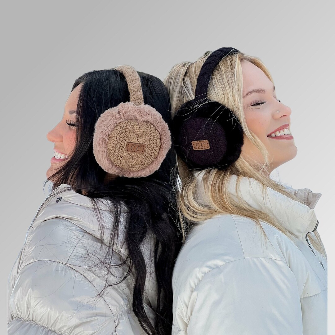 Warm Adjustable Ear Muffs for Women Perfect for Winter, Hiking, Driving ...