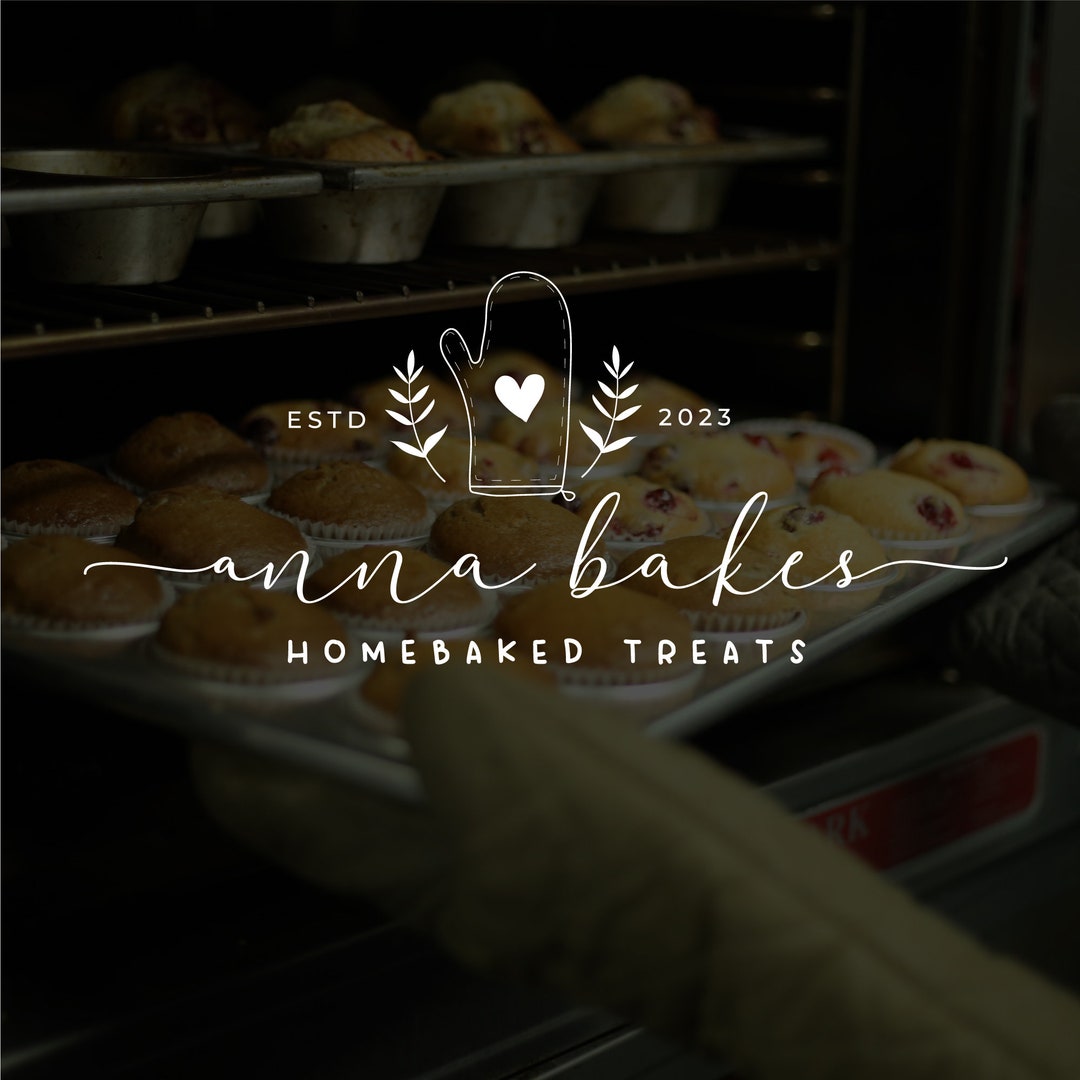 Bakery Logo Design Oven Mitt Logo Baker Logo Watermark - Etsy