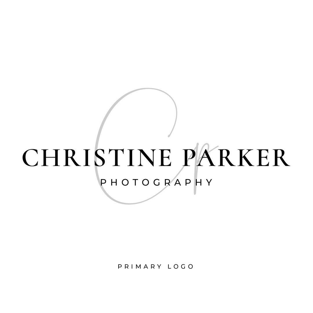 Minimalist Photography Logo | Premade Business Watermark | Modern ...