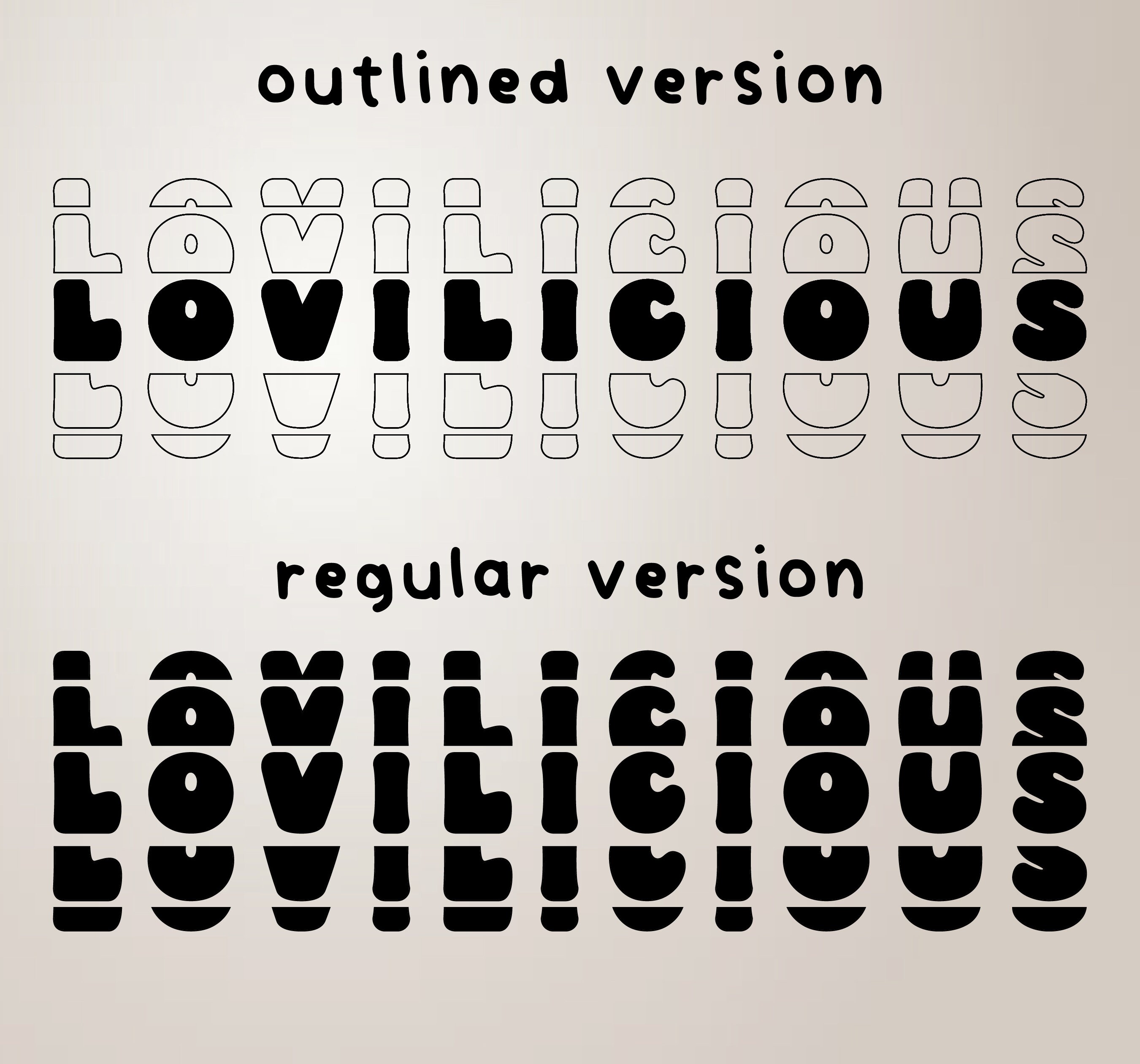 Stacked Font, Stacked Text, Mirror Font, Echo Font, Stacked Letters ...