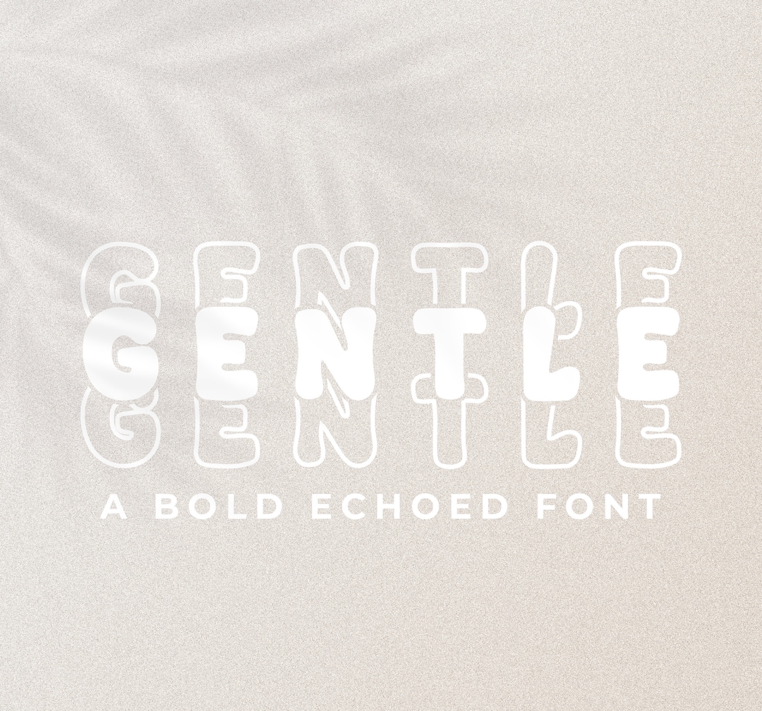 Stacked Font, Stacked Text, Mirror Font, Echo Font, Stacked Letters ...