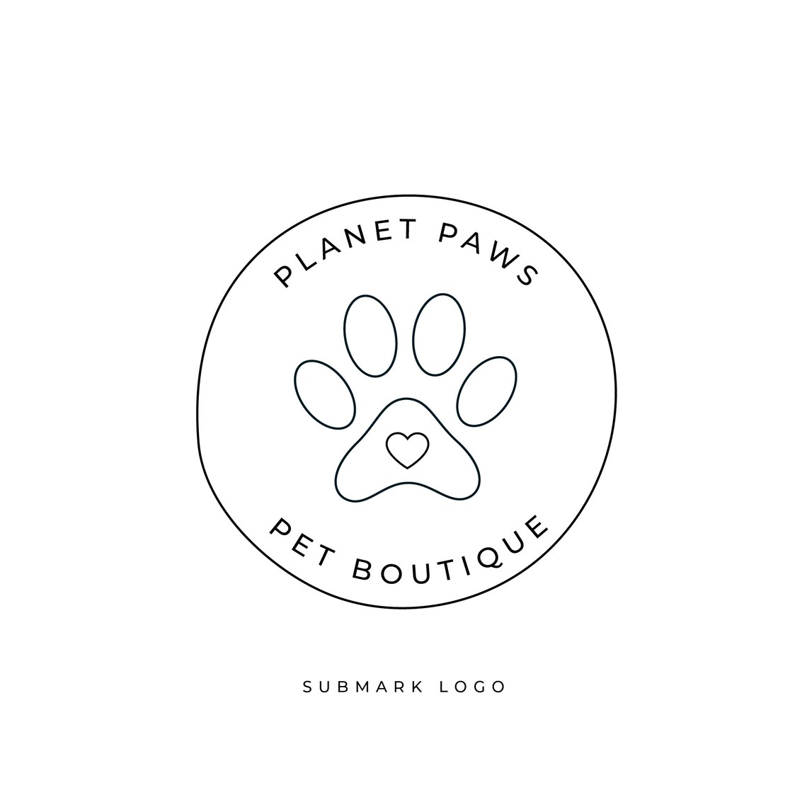 Pet Logo Dog Logo Paws Logo Dog Grooming Logo Pet Salon - Etsy