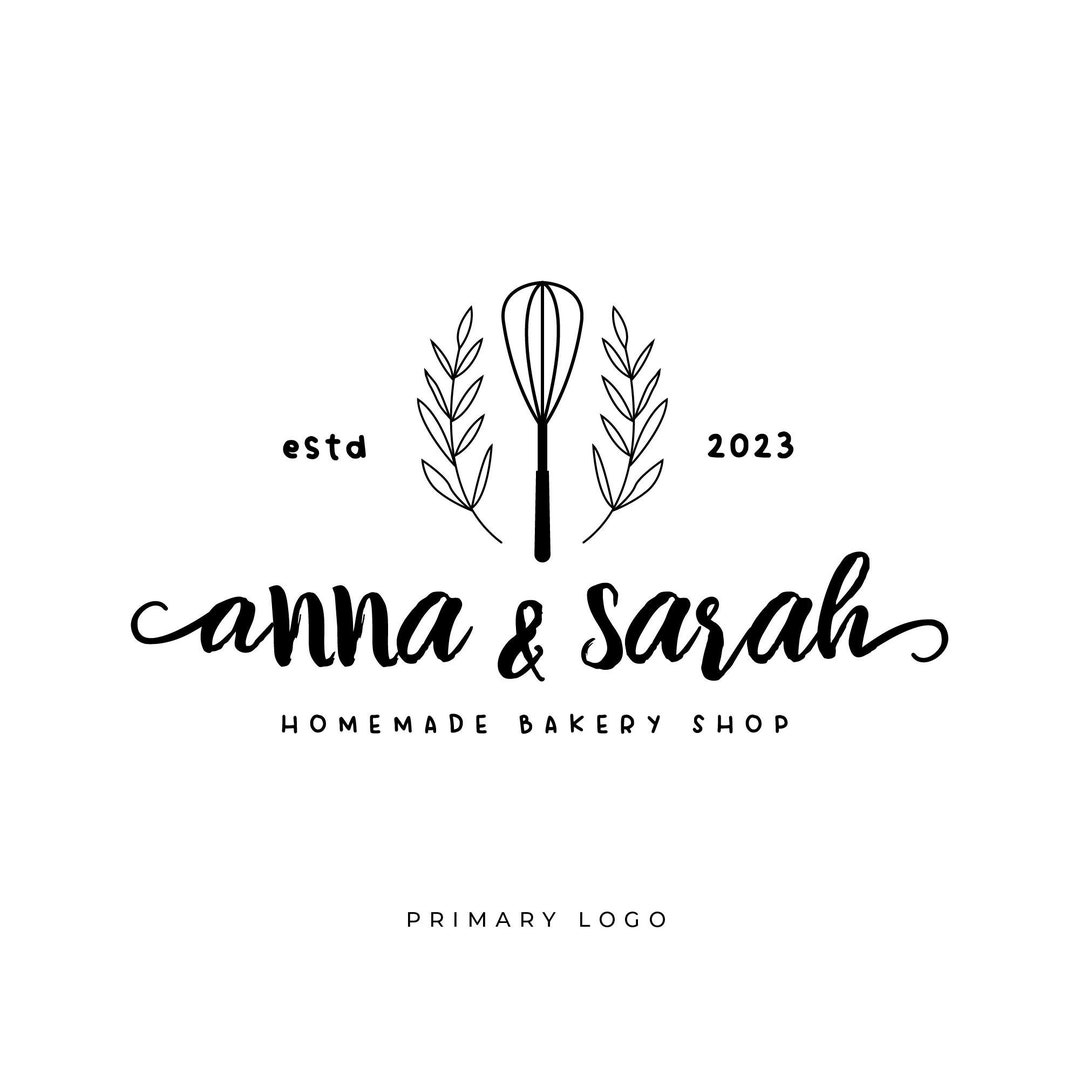 Bakery Logo Design, Baker Logo, Watermark Logo, Bakery Shop, Cake Shop ...