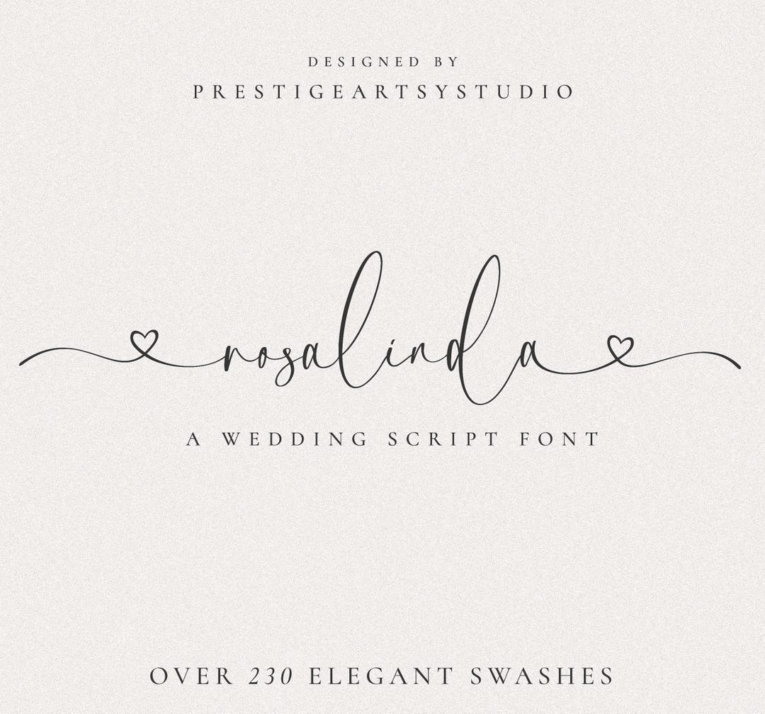 Heart Swash Font, Cursive Font, Modern Script Font, Script Font, Font ...
