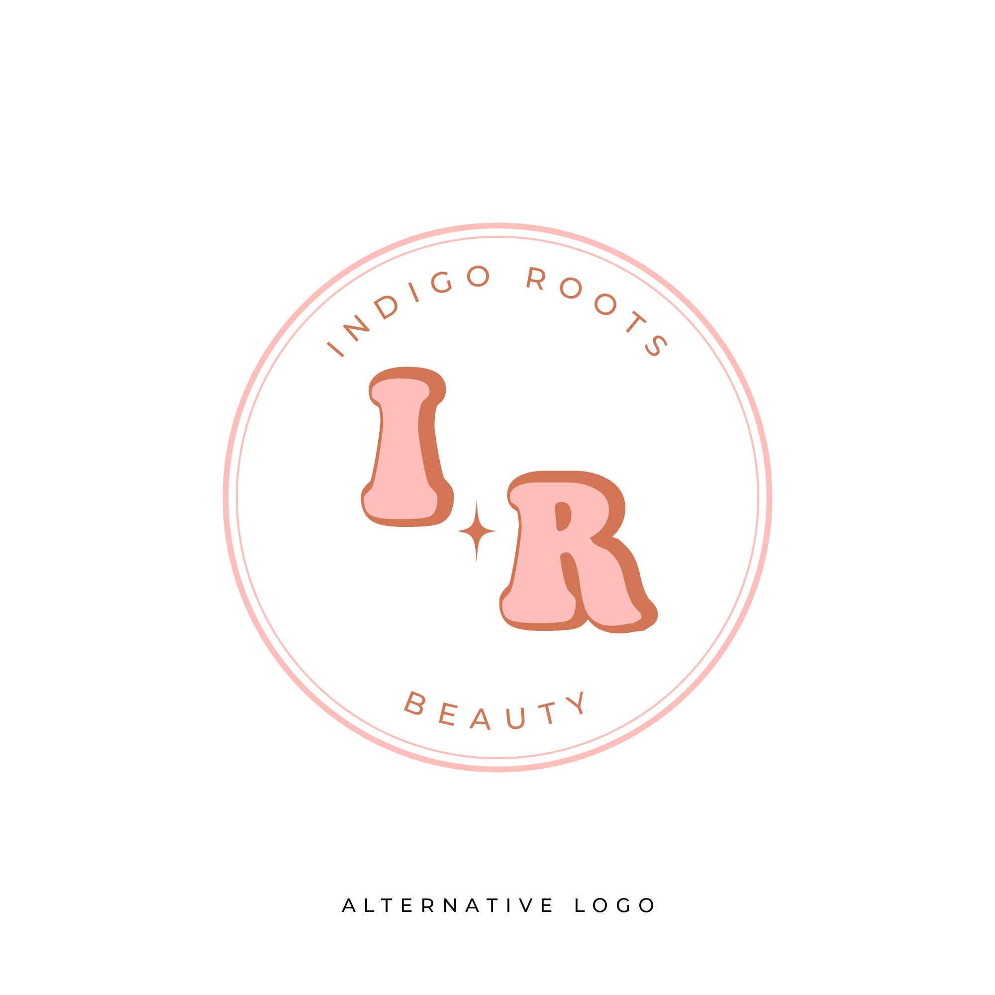 Retro Logo Design, Branding Logo, Boho Logo, Premade Logo, Makeup ...