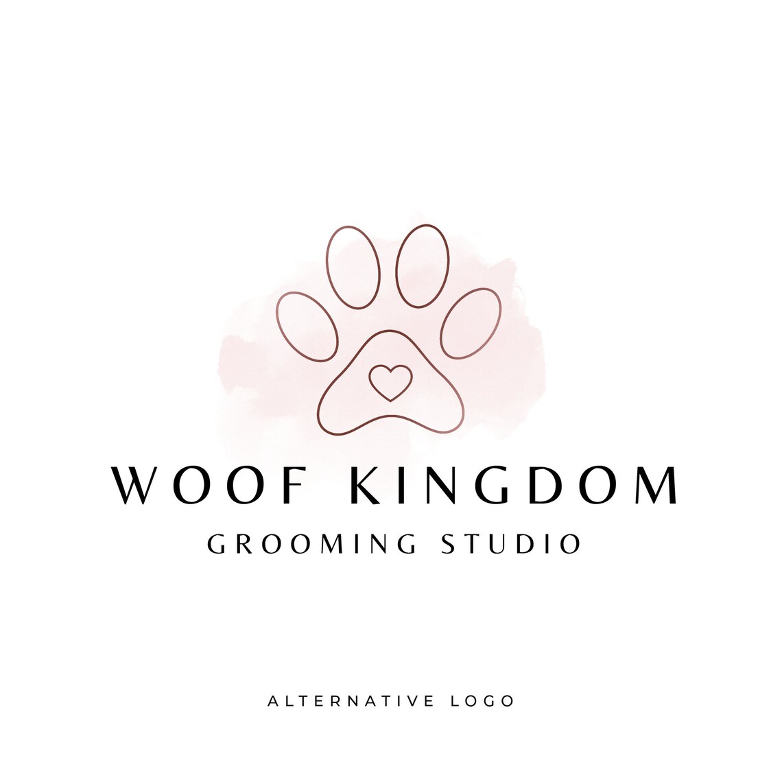 Pet Logo Dog Logo Paws Logo Dog Grooming Logo Pet Salon - Etsy
