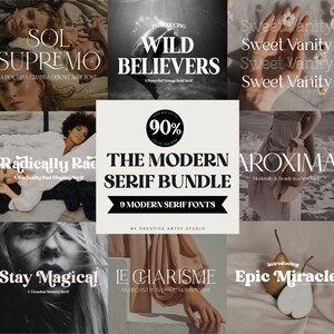 Branding Font Bundle Modern Font Bundle Logo Font Bundle - Etsy