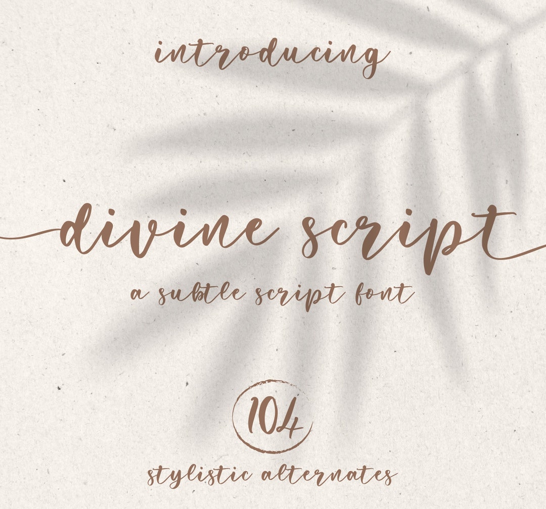 Handwritten Script Font, Procreate Fonts, Script Font, Calligraphy ...