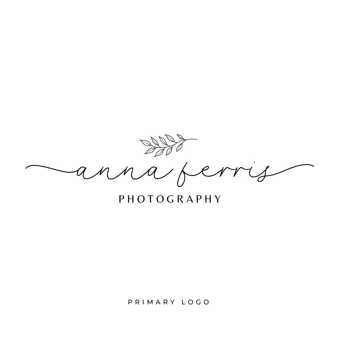 Minimalist Photography Logo: Premade Business Watermark - Etsy